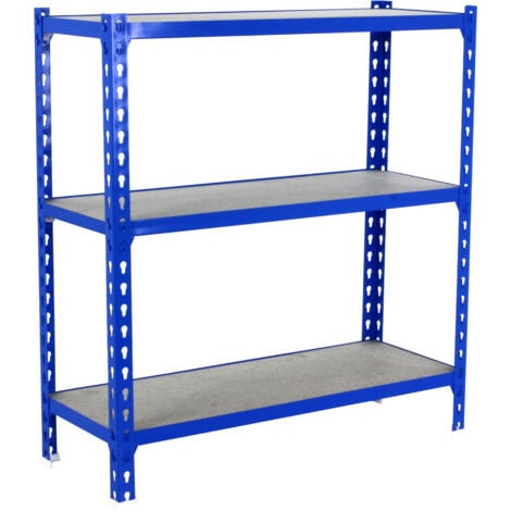 SimonRack Étagère Rangement, 1000x1100x300 mm, 3 Niveaux en Boix, 200 kg Capacité de Charge et ...