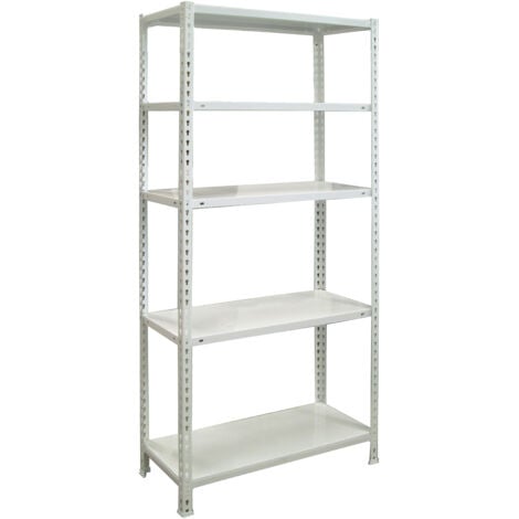 SimonRack Étagère Rangement, 1800x800x300 mm, 5 Niveaux, 70 kg Capacité de Charge et Point de ...