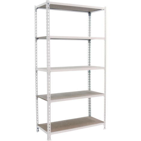 SimonRack Étagère Rangement, 2000x1000x400 mm, 5 Niveaux en Boix, 150 kg Capacité de Charge et ...