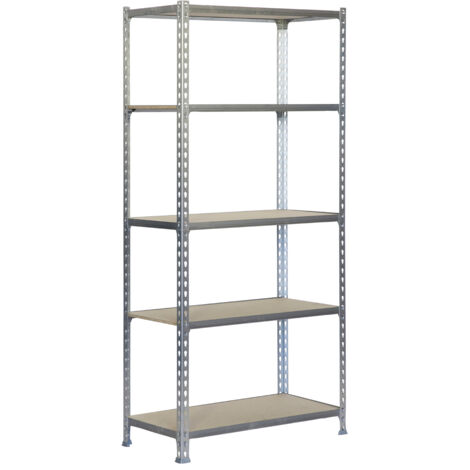 SimonRack Étagère Rangement, 1800x900x500 mm, 5 Niveaux en Boix, 150 kg Capacité de Charge et ...