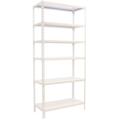 SimonRack Étagère Rangement, 2500x1100x500 mm, 6 Niveaux, 200 kg Capacité de Charge et Point de ...