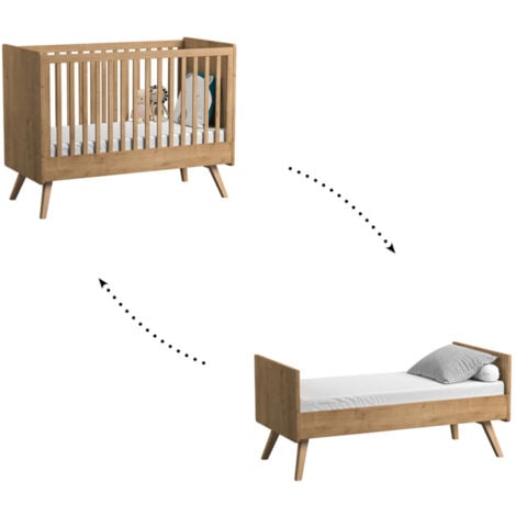 Lit bébé évolutif Vox Vintage Bois