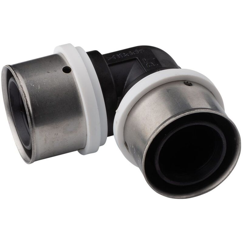 Selfio-Press Aluverbund Pressfitting Winkel 90° PPSU 32 x 3 TH + U Kontur DVGW