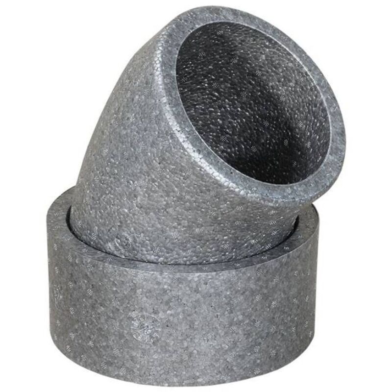 AERIVA Schaumrohrbogen 45 Grad DN 160