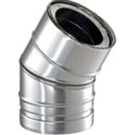 Schornstein Bogen 30 Grad Edelstahl DW DN 200
