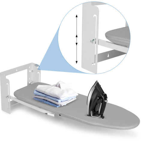 Table à repasser compacte en coton et acier, 92 x 31 cm, table à ...