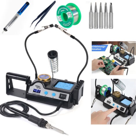 Station de soudage 130 W fer à souder precision, poste a souder etain, poste soudure, soudage ...