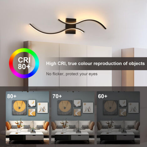 Applique LED interieur tactile avec température réglable design moderne ...