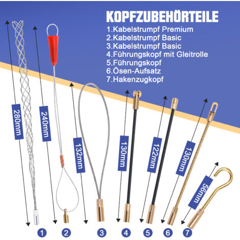 Tire Fils Electricien Aiguille 4,5mm 50m, Electrique Solide CâBle Fibre ...