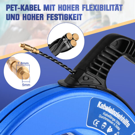 Tire Fils Electricien Aiguille 4,5mm 50m, Electrique Solide CâBle Fibre ...