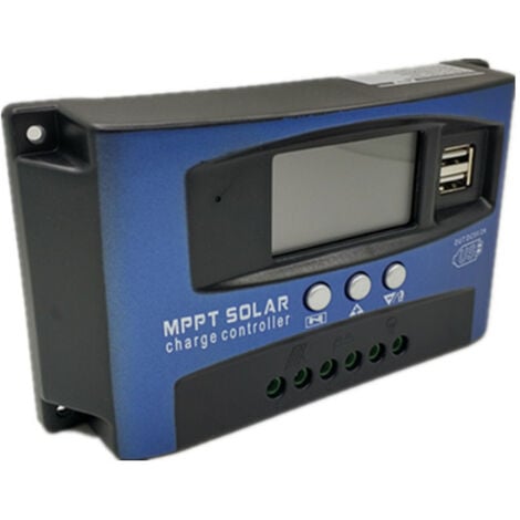 Solar Charge Controller with LCD Display, MPPT 30A Solar Charge ...