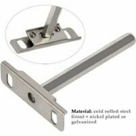 Metal Brackets for Floating Shelves 8-Piece Concealed Wall Mount ...