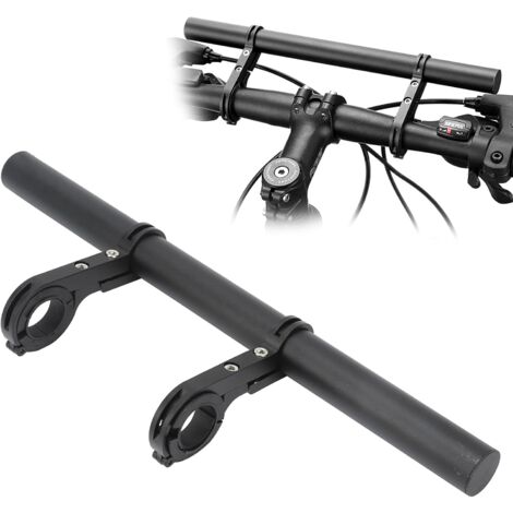 Bike Storage 20CM Bike Handlebar Extension Light Phone Holder Aluminum Alloy Bicycle Handlebar Extension Bracket Bike Headlight Holder Handlebar Mount