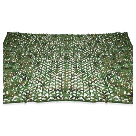 Rectangular shade sail design camouflage shade 3x5 M green lattice