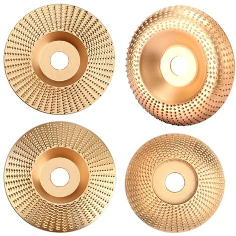 4pcs Wood Angle Grinding Wheel Tungsten Shaping Disc Wheel Grinder Disc ...