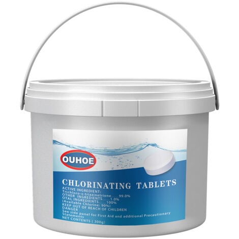 Clarifying Disinfectant Chlorine Tablets for Swimming Pools Spa 1 Bucket