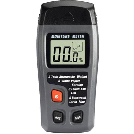 Pin Wood Moisture Tester Digital Humidity Detector with HD LCD Display ...
