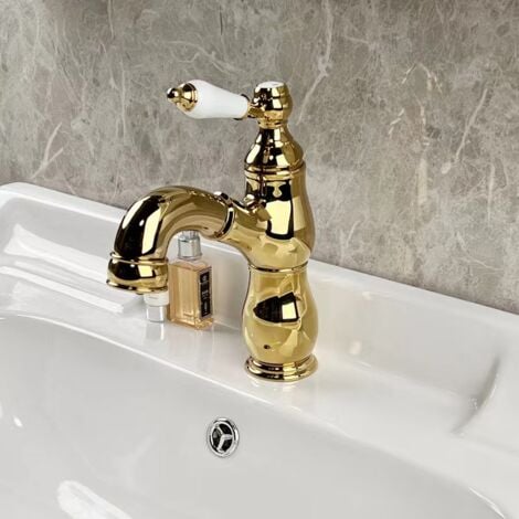 Gold Basin Faucet Kitchen Faucet Kitchen Faucet Tall Elbow Hose Kitchen ...