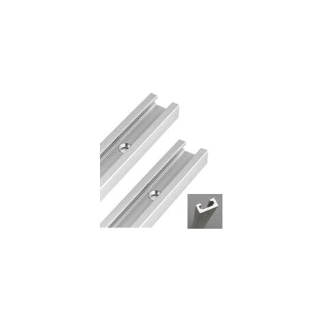300mm T Track T Slot Aluminum T Track Miter Track for Table Saw Router Woodworking Tools 19 x 10mm 2pcs