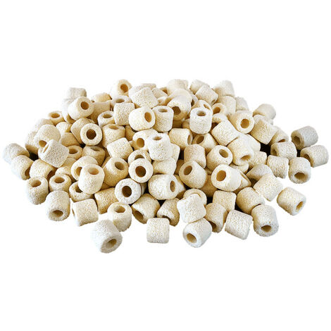 Filter Rings - Ceramic Noodles for Aquarium and Garden Pond Filter 12mm 1L