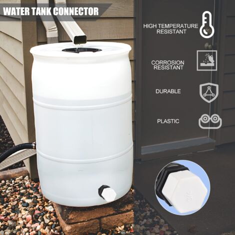 Overflow Tank 25mm Bulkhead Tank 1000 Litre Nipple for Rainwater Tank ...