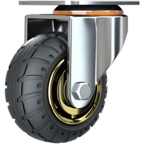 Caster，Universal Rubber Wheels - Trolley Replacement Wheels, Swivel ...