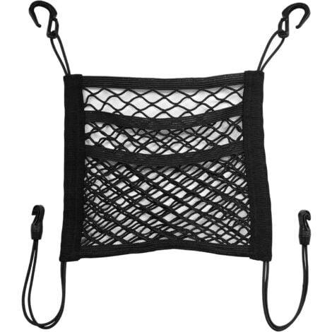 3 Layer Car Seat Net Organizer 30 X 27 Cm Front Seat Mesh Pocket Car ...