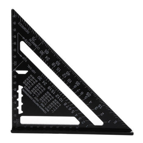 Multifunctional Carpenter's Square, Triangle Metal Aluminum Ruler ...