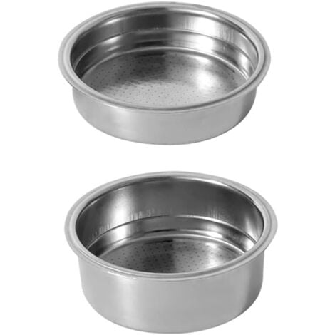 2Pcs 51mm Stainless Steel Coffee Machines Pressurized Filter Basket ...