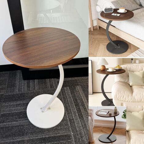 Small Side Table, Overbed Table, Round Sofa Side Table, End Tables for ...