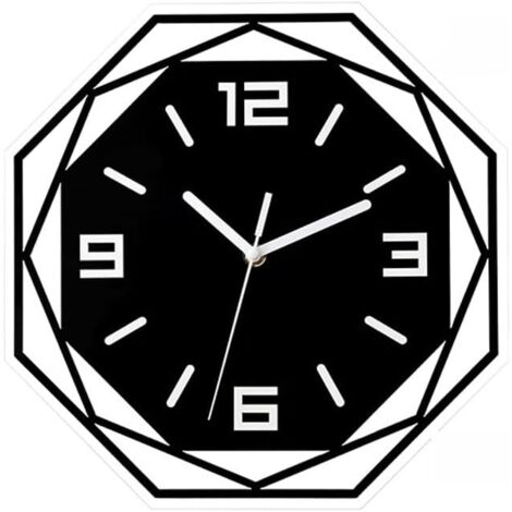 Modern Acrylic Wall Clock, Decorative Clock for Living Room, Home ...