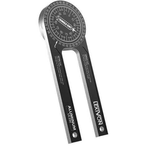 360° Aluminum Miter Protractor Angle Measuring Device Caliper Angle ...