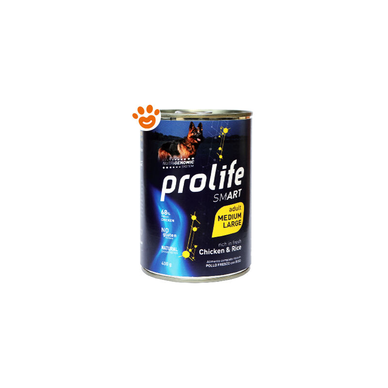 Prolife Dog Smart Adult Medium Large Pollo e Riso - Prolife Dog Smart ...