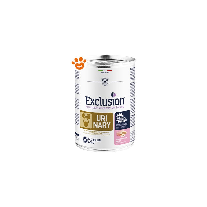 Exclusion Dog Diet Urinary Maiale Sorgo e Riso - Exclusion Dog Diet Urinary Maiale Sorgo e Riso ...
