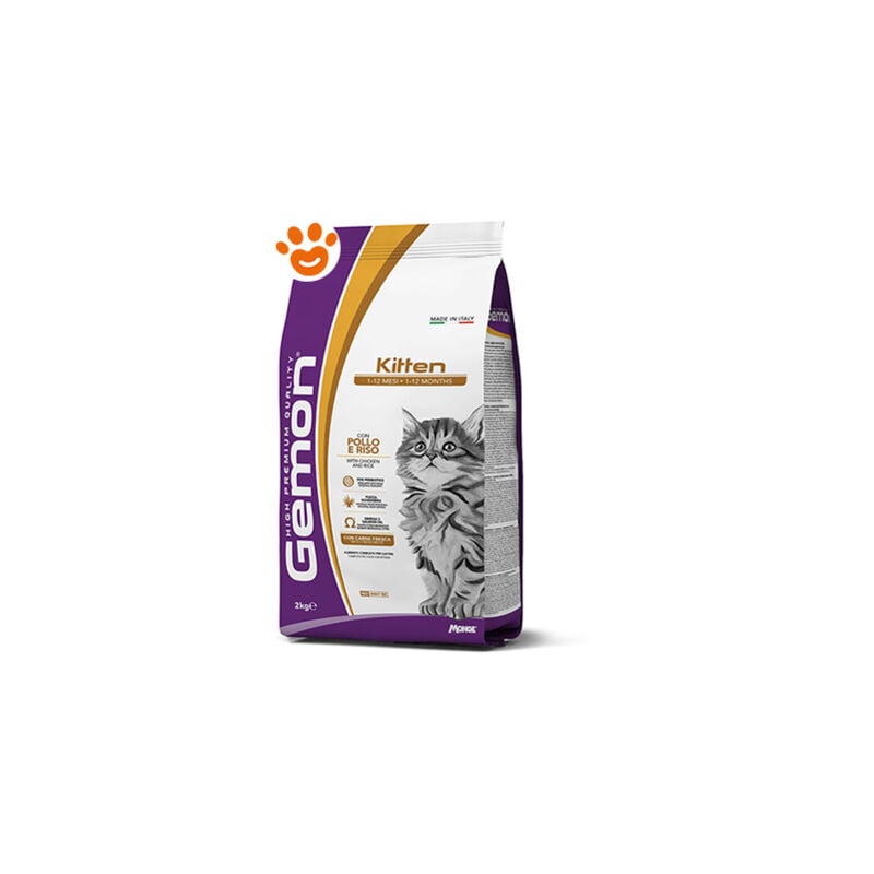 Monge Gemon Cat Kitten con Pollo e Riso - Monge Gemon Cat Kitten con ...
