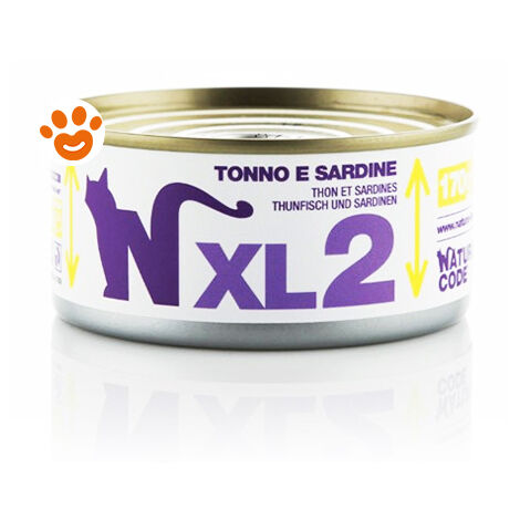 Natural Code 2 Cat Adult XL Tonno e Sardine - Natural Code 2 Cat Adult ...