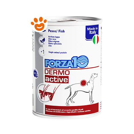 Forza10 Dog Dermo Active Pesce - Forza10 Dog Dermo Active Pesce - Lattina Da 390 Gr