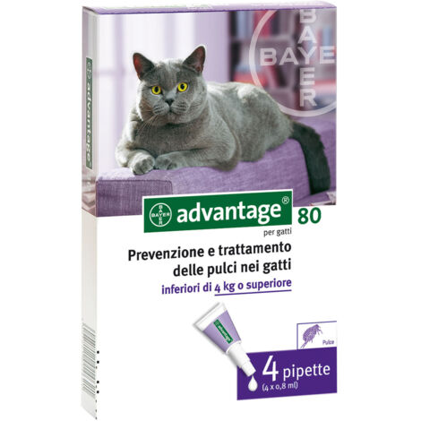 Elanco Advantage 80 mg Gatto oltre 4 kg - Elanco Advantage 80 mg Gatto ...