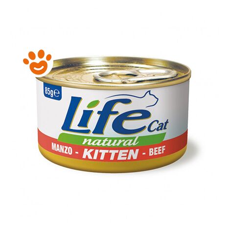 Life Cat Natural Kitten Manzo - Life Cat Natural Kitten Manzo - Lattina ...