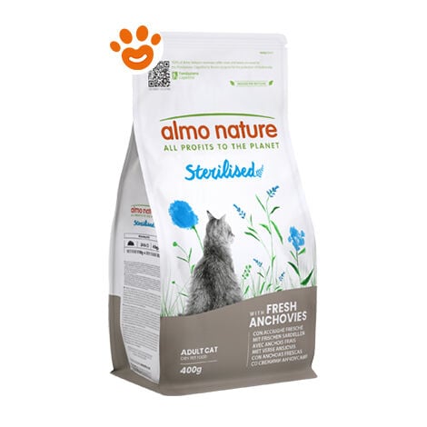 Almo Nature Cat Functional Sterilised con Acciughe Fresche - Almo ...