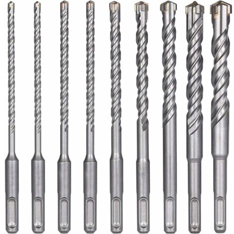 Hochwertige Betonbohrer – SDS-Plus Elektro-Schlagbohrer-Set, 9 Stück ...