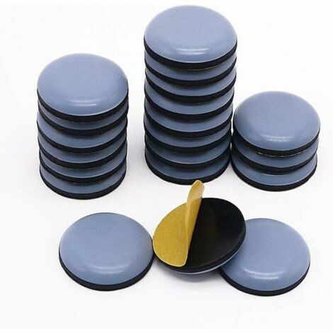 Set mit 20 selbstklebenden Teflon-Pads, um das Bewegen von Möbeln zu ...