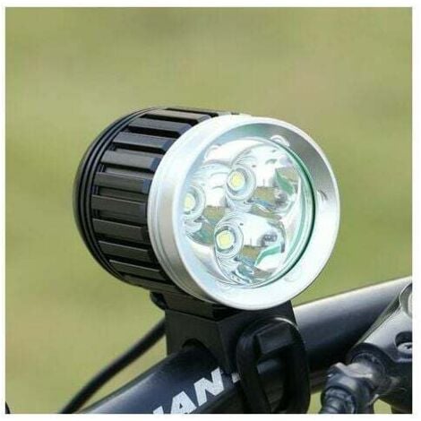 Potente lampada LED MTB - Luce MTB ricaricabile, impermeabile, 4000 LM ...