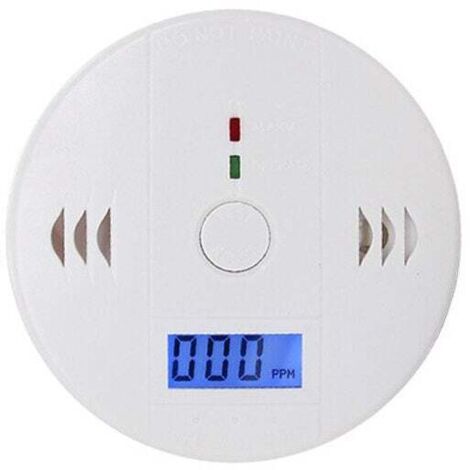 Rilevatore di gas digitale, rilevatore di monossido di carbonio (CO), 1 confezione, allarme a ...