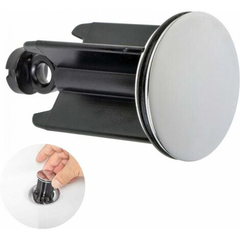Bouchon de Lavabo de Salle de Bain Universel Ø 40 mm, Bouchon d ...
