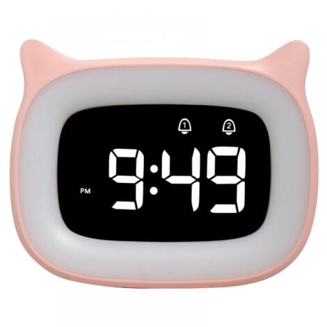 Educational Alarm Clock, LED Night Lights Children's Bedroom Clocks Kid ...
