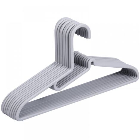 gray 10 pieces single hangers