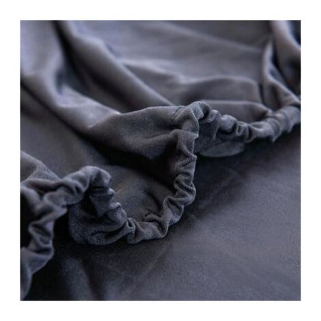 Bezug für 2-Sitzer-Sofa 145–185 cm in Schwarz, elastisch, dick und ...