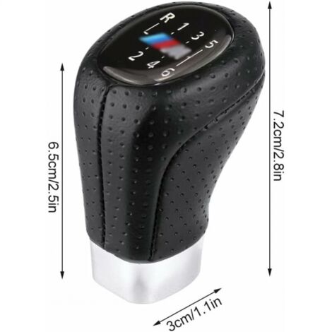 6-Gang-Schaltknauf für BMW E34 E36 E38 E39 E46 E53 E60 E61 E63 E64 E83 E90 E91 E92 E93 Handball ...