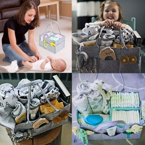 Faltbare Windel-Organizer-Box, Baby-Windel-Organizer-Box, tragbarer ...